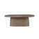 Hokku Designs Estela 84" Oval Pedestal Dining Table, Cocoa | Wayfair